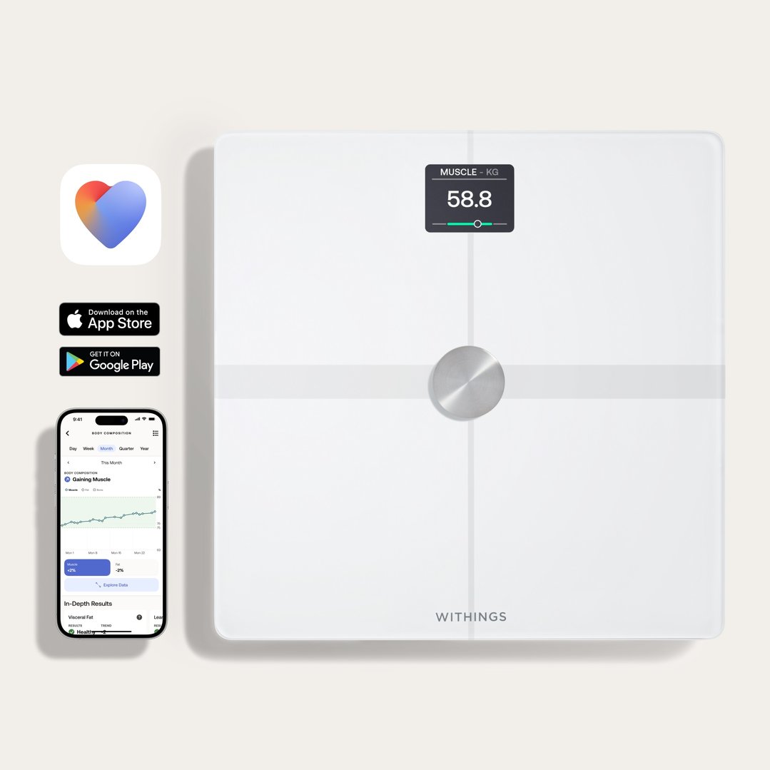 WITHINGS Body Smart Scale White. WBS13-WHITE - Bing Lee - Bing Lee