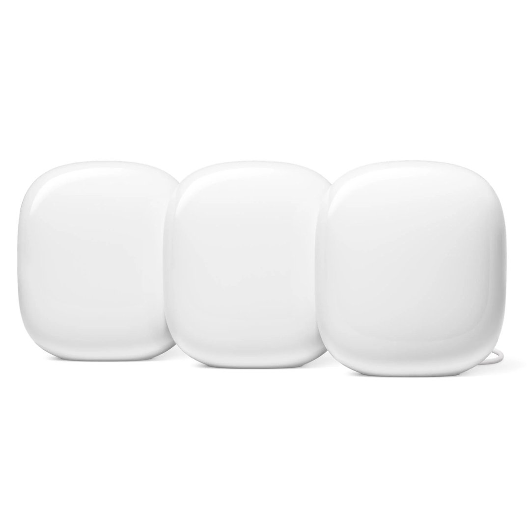 Google Nest WiFi Pro 6E - 3 Pack. GA03690-AU - Bing Lee