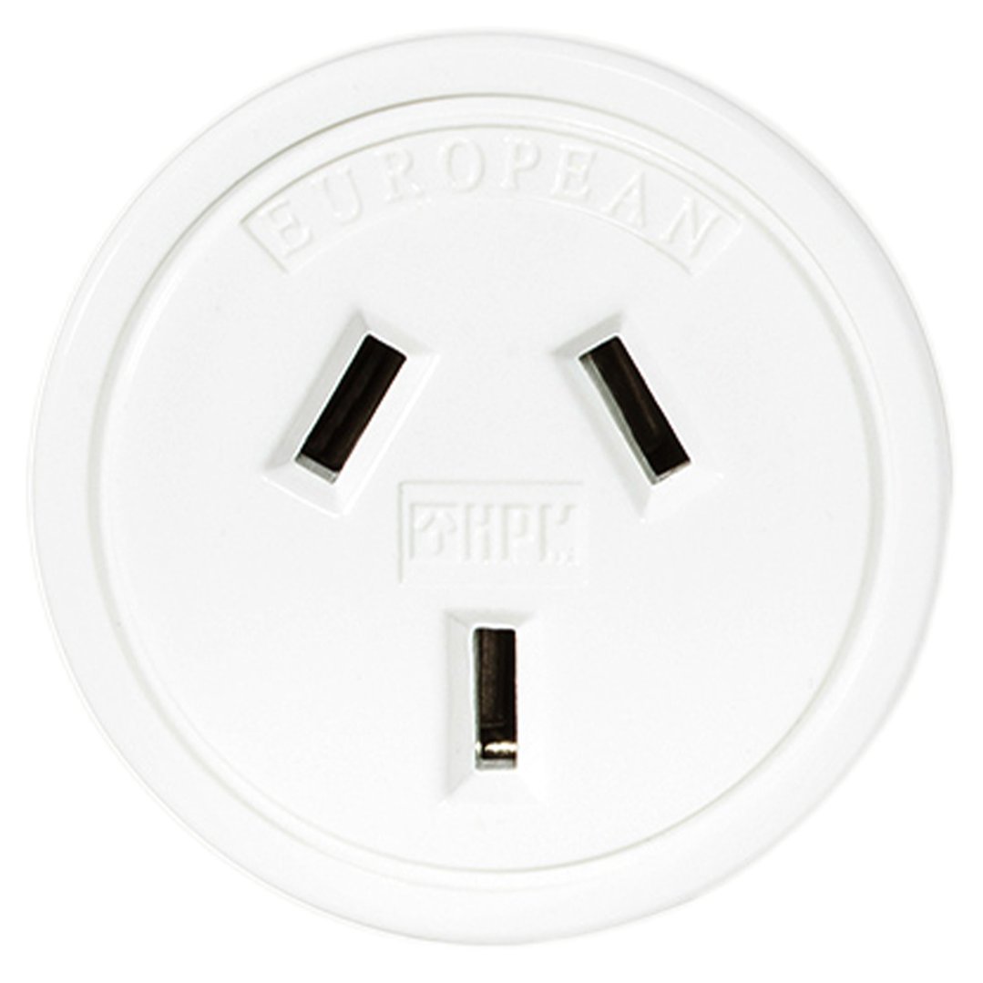 HPM EUR Travel Adaptor D121E. - Bing Lee