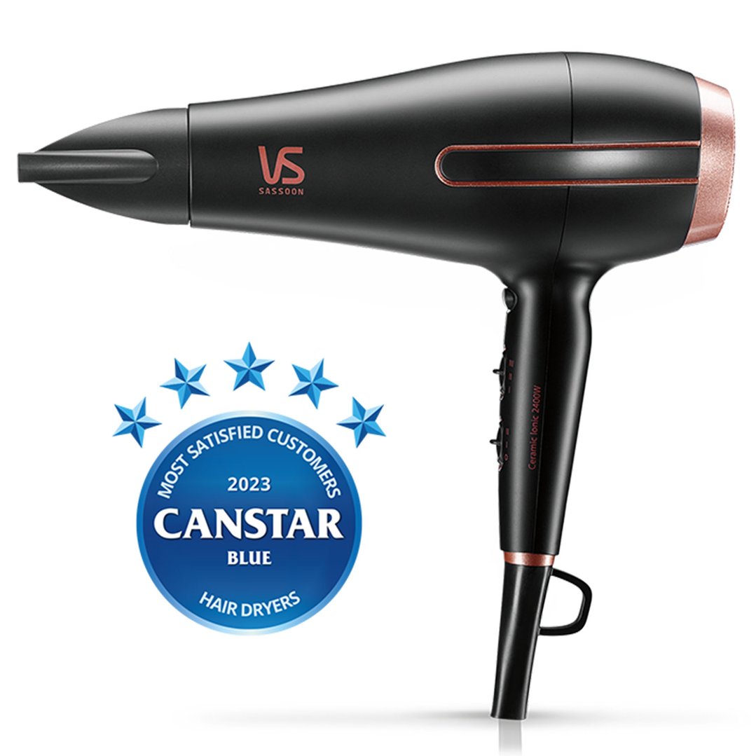 VS Sassoon Super Power 2400 Hair Dryer. VSD769A - Bing Lee