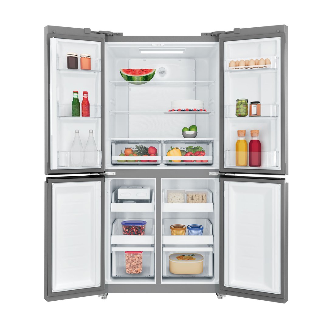 Westinghouse 496L Twist & Serve Icemaker French Door Fridge, Silver ...