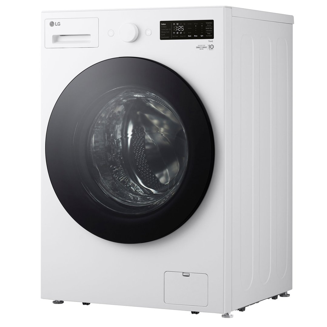 LG 14kg XL Capacity Front Load Washing Machine with Steam+ White. WXLS ...