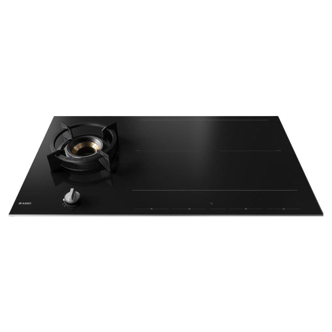 Asko 90cm Duo Fusion Combined Gas & Induction Cooktop - Black ...