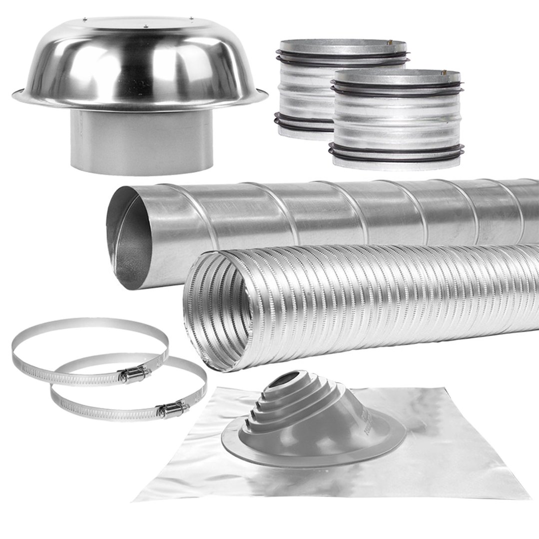 Sirius 150mm Ducting Kit for Tiled Roof EASYSEM51T - Bing Lee - Bing Lee