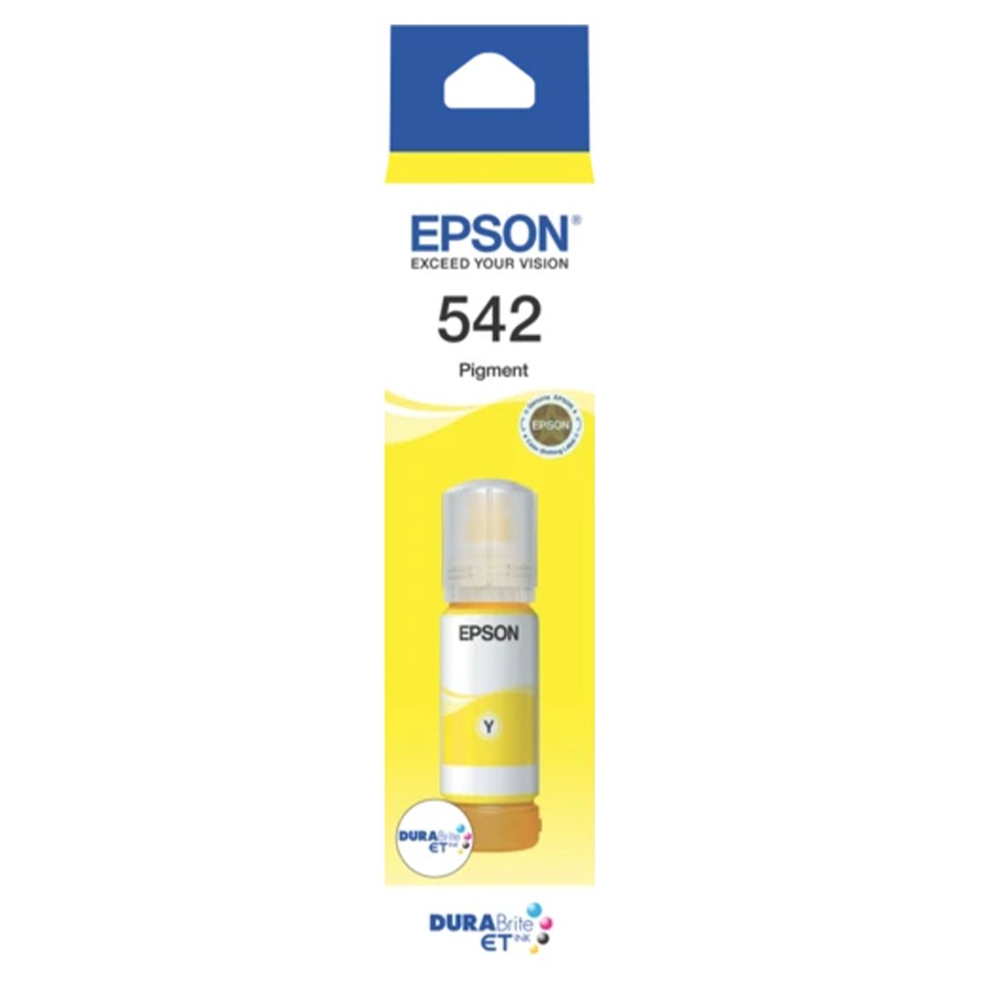Epson T542 Yellow EcoTank Ink Bottle. T06A492 - Bing Lee