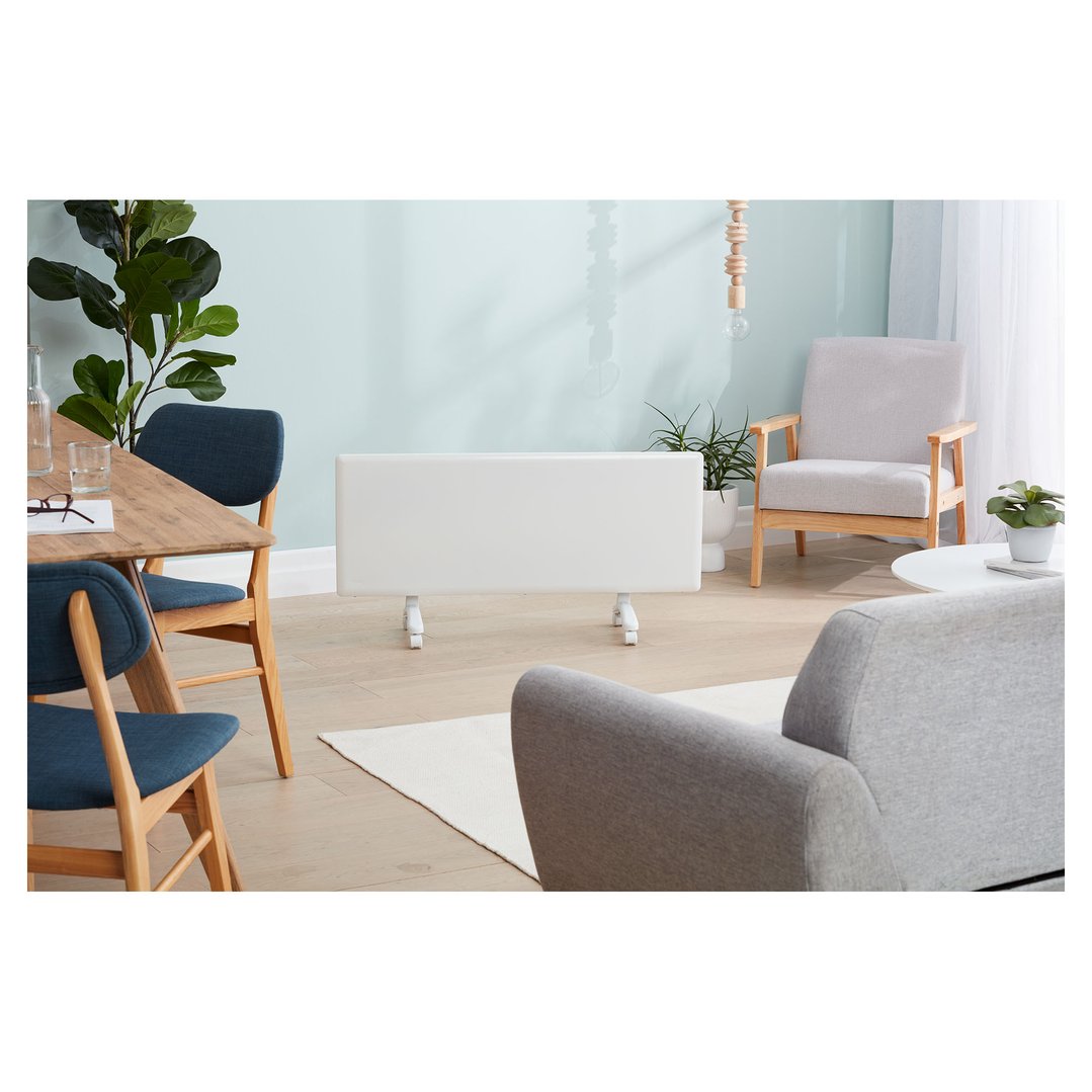 Nobo 1.5kW Wi-Fi Slimline Panel Heater with Castors NTL4R15-FS40 - Bing Lee
