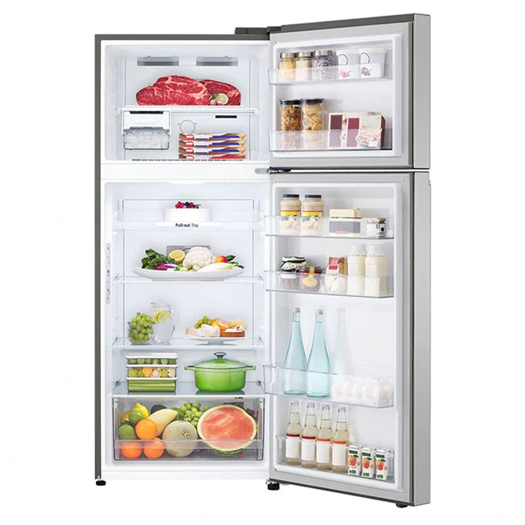 LG 375L Top Mount Fridge in Stainless Finish. GT-5S - Bing Lee