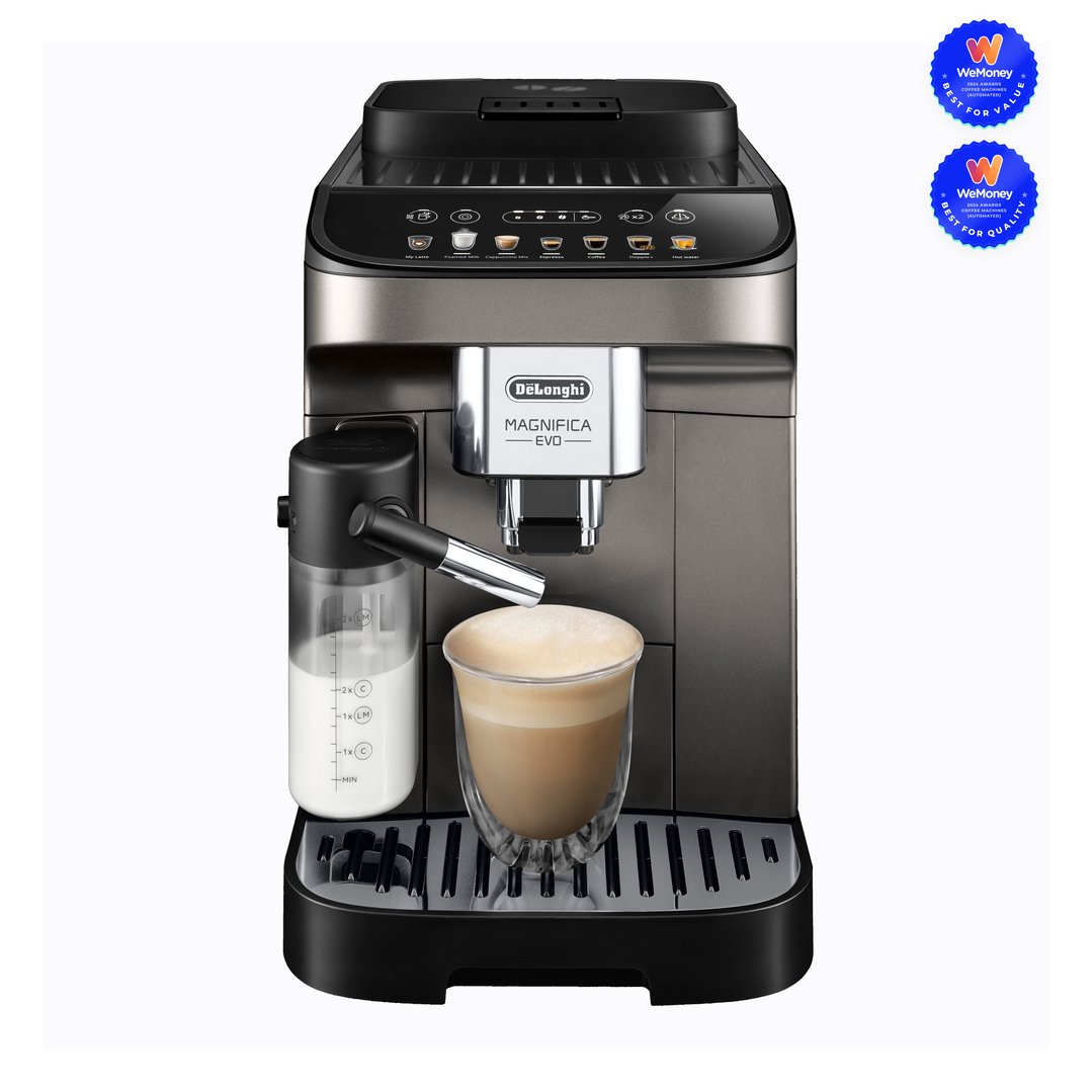 Delonghi Magnifica Evo Fully Automatic Coffee Machine ECAM29083TB Buy Online with Afterpay ZipPay Bing Lee