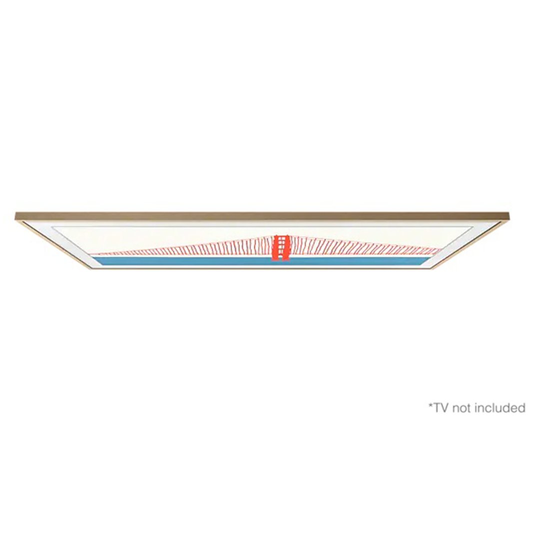 Samsung 85" Customisable Modern Frame for The Frame TV - Teak VG ...