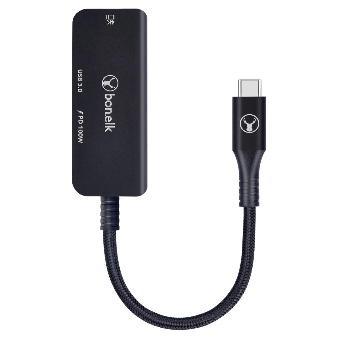 BONELK Long-Life 3in1 Multiport Hub - Black ELK-80044-R - Bing Lee ...