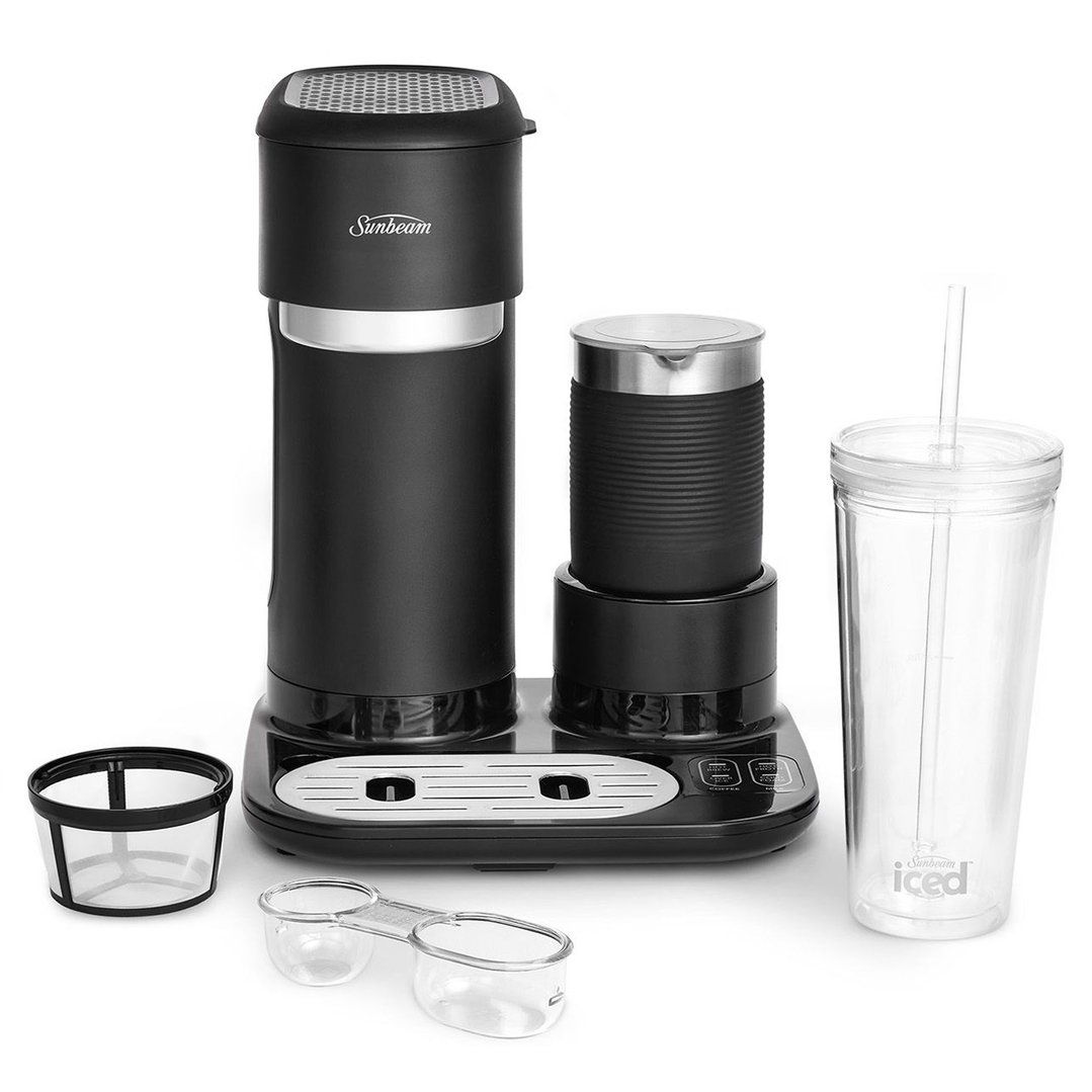 Sunbeam Iced + Hot Coffee Machine. SDP1500BK - Bing Lee