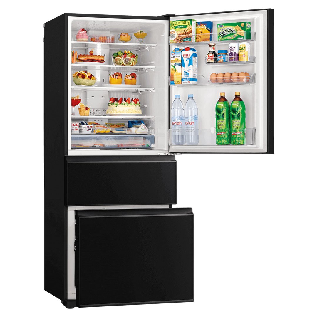 Mitsubishi Electric 450L Bottom Mount Fridge - Black MR-CGX450ER-GBK-A ...