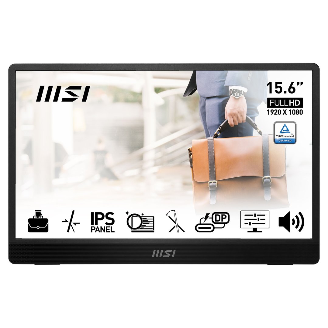 MSI 15.6" FHD PRO Portable Monitor. MP161E2 - Bing Lee