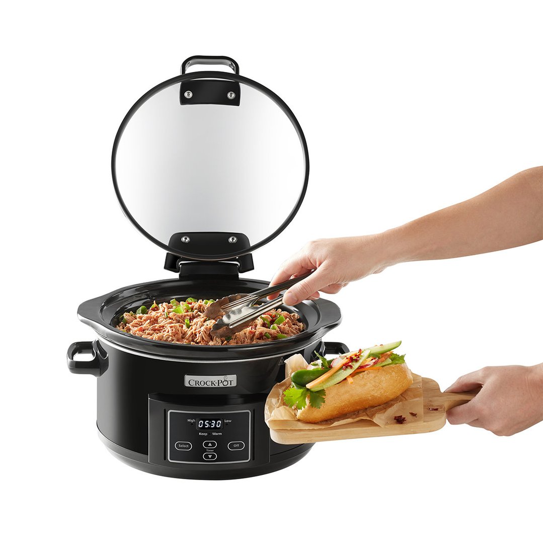 Crockpot Digital Hinged Lid One Pot Cooker. CHP550 - Bing Lee