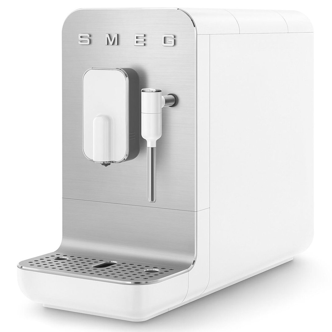Smeg Bean to Cup Coffee Machine - White Matte BCC12WHMAU - Bing Lee