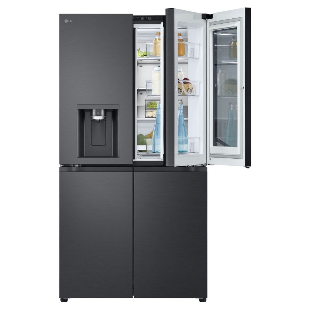 LG 847L Instaview French Door Fridge - Matte Black GF-V900MBLC - Bing Lee
