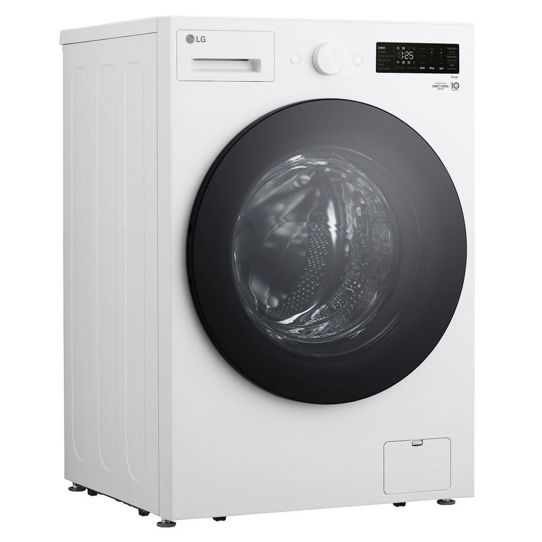 LG 14kg XL Capacity Front Load Washing Machine with Steam+ White. WXLS ...
