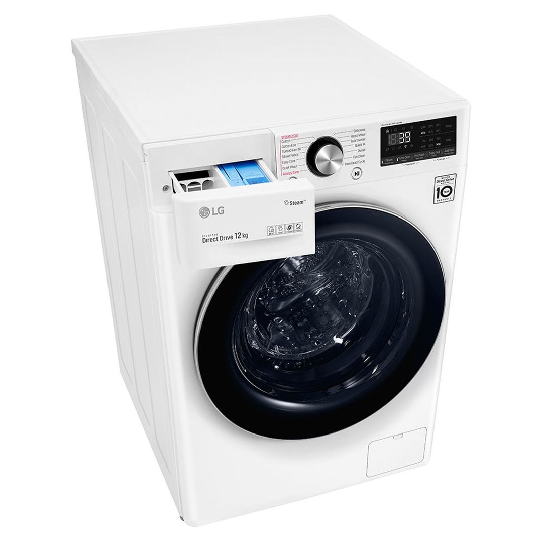 LG 12kg Front Load Washer. WV91412W - Bing Lee