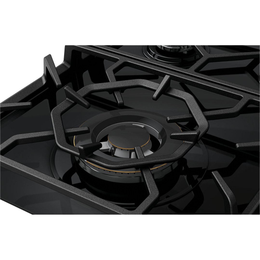 Westinghouse 90cm 5 Burner Black Ceramic Glass Gas Cooktop WHG959BD ...