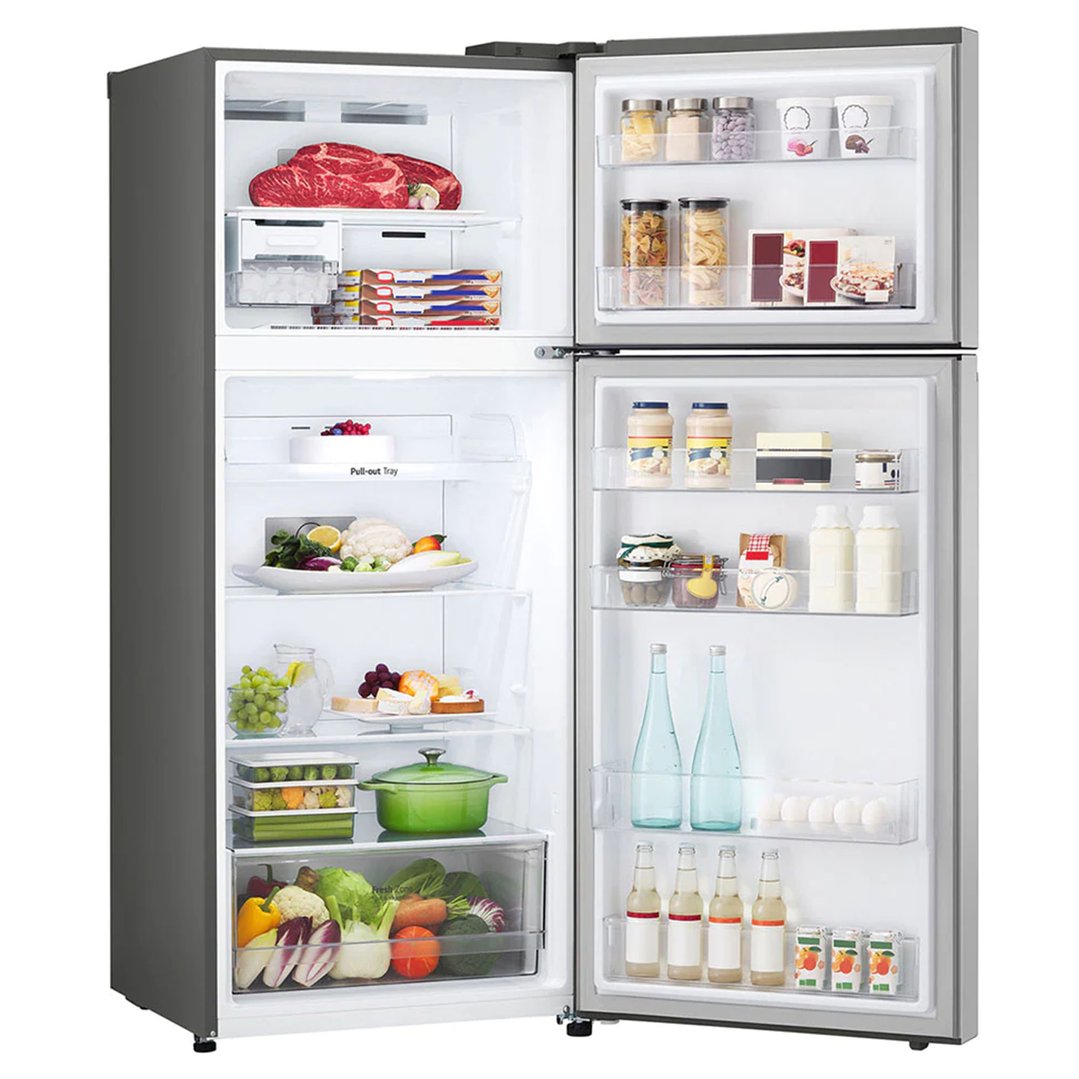 LG 375L Top Mount Fridge in Stainless Finish. GT-5S - Bing Lee