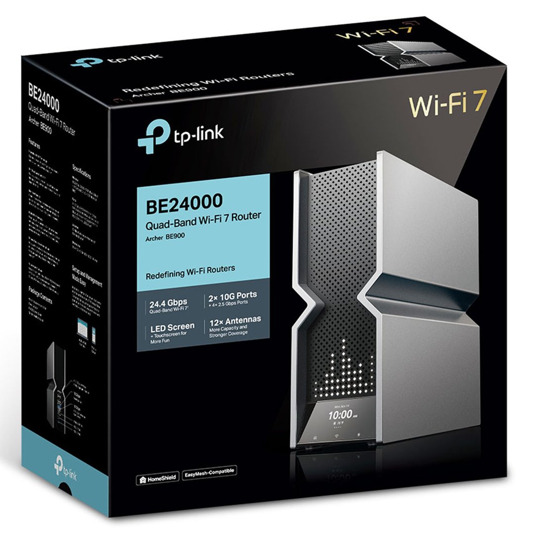 TP-Link BE24000 Quad-Band Wi-Fi 7 Router ARCHER-BE900 - Bing Lee