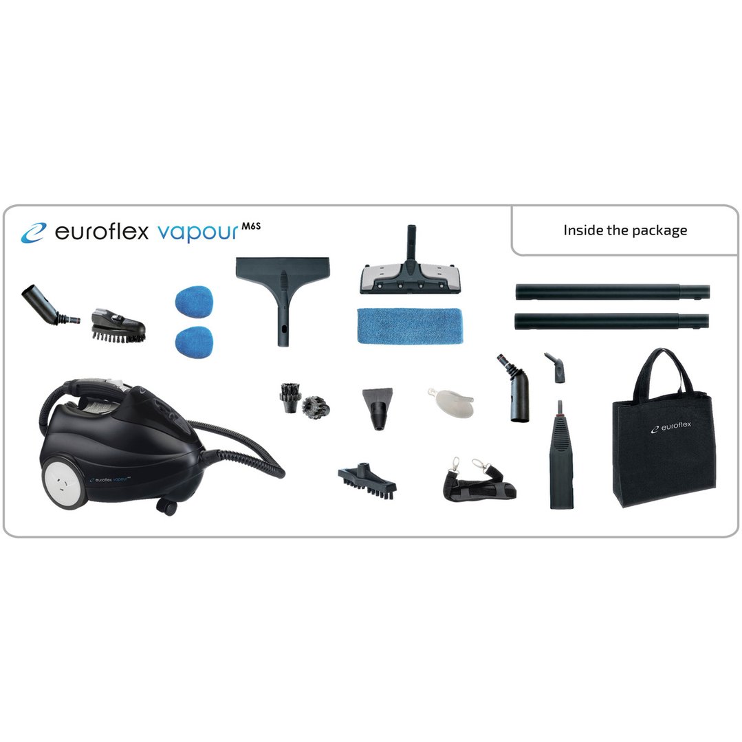 Euroflex Vapour Multipurpose Barrel Steam Cleaner M6S - Bing Lee