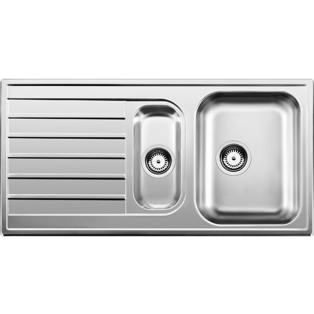 Blanco 1 & ¼ Bowl & Drainer Trays Sink LIVIT6SRK5 - Bing Lee - Bing Lee