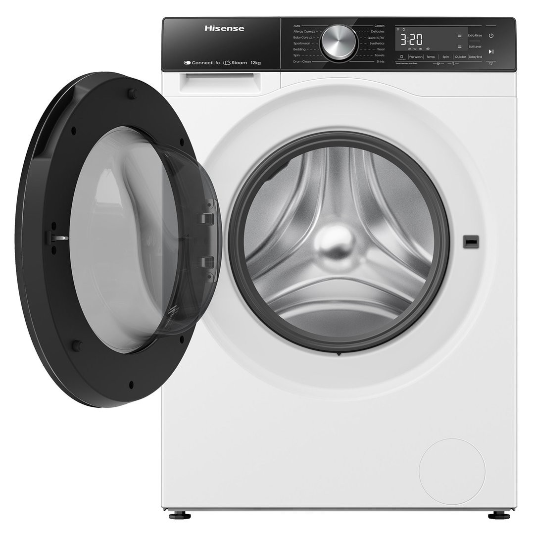 Hisense 12KG Series 5 Front Load Washer. HWF5S1214 - Bing Lee