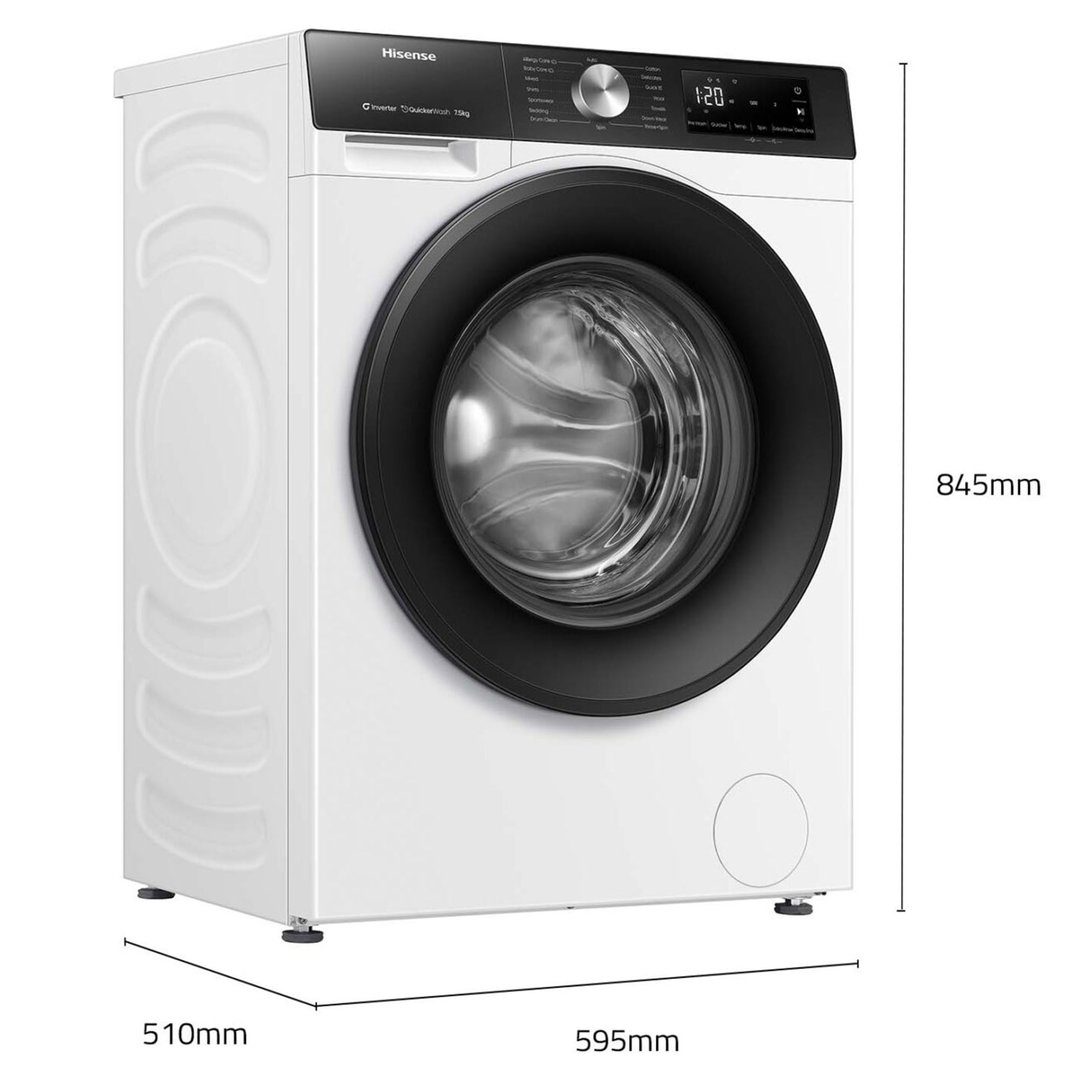 Hisense Series 3 - 7.5kg Front Load Washer (2024). HWFS7514S - Bing Lee