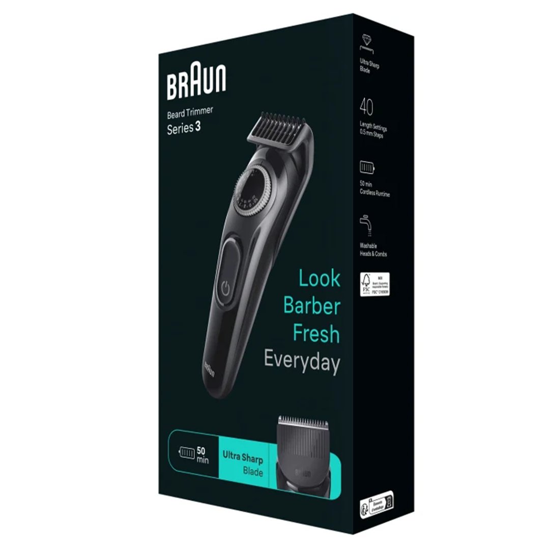 Braun Beard trimmer 3, Grey. BT3420 - Bing Lee
