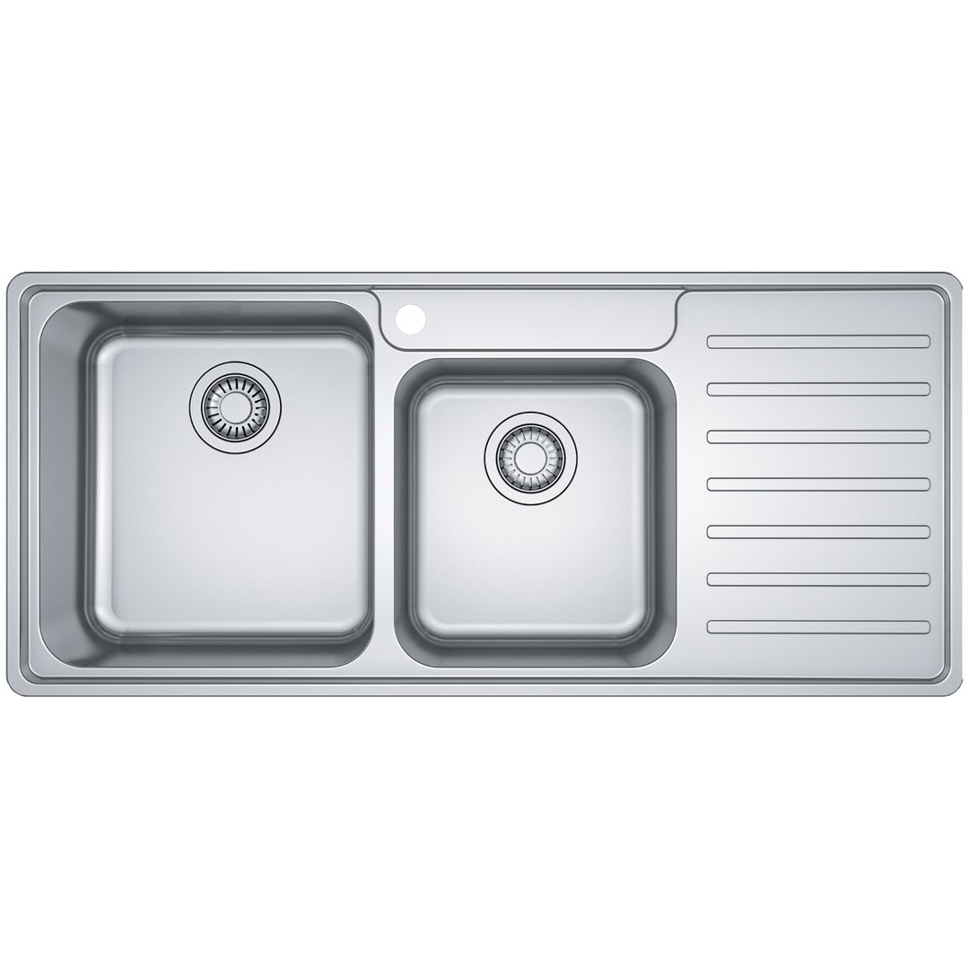 Franke Bell Double Bowl Sink BCX621RHD. - Bing Lee