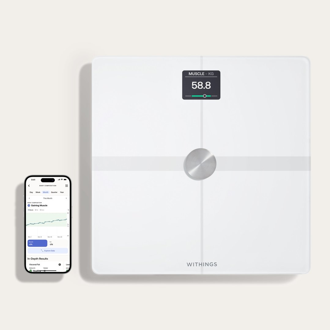 WITHINGS Body Smart Scale White. WBS13-WHITE - Bing Lee - Bing Lee