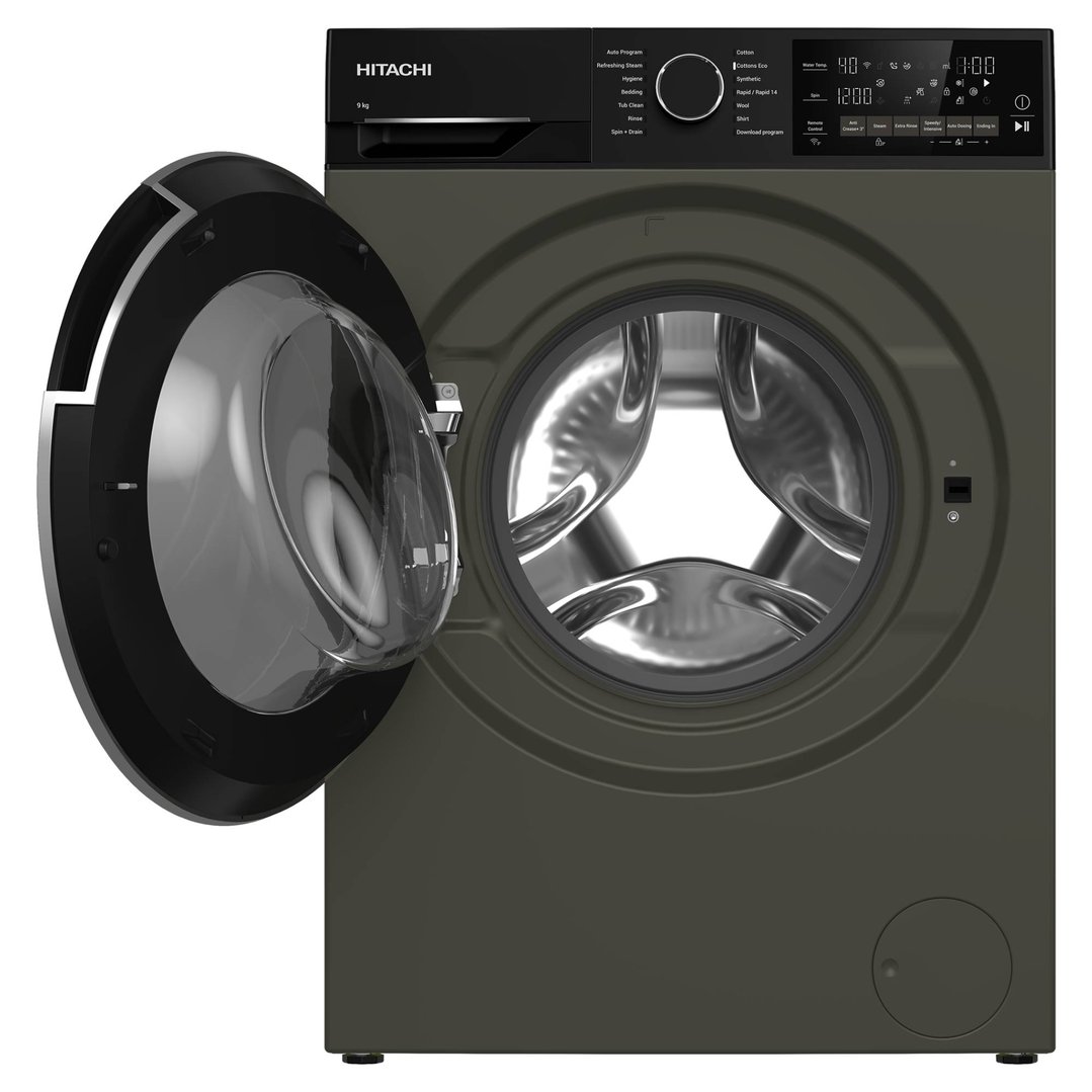 Hitachi 9kg Graphite Front Load Washing Machine BD-90XKVEADM - Bing Lee