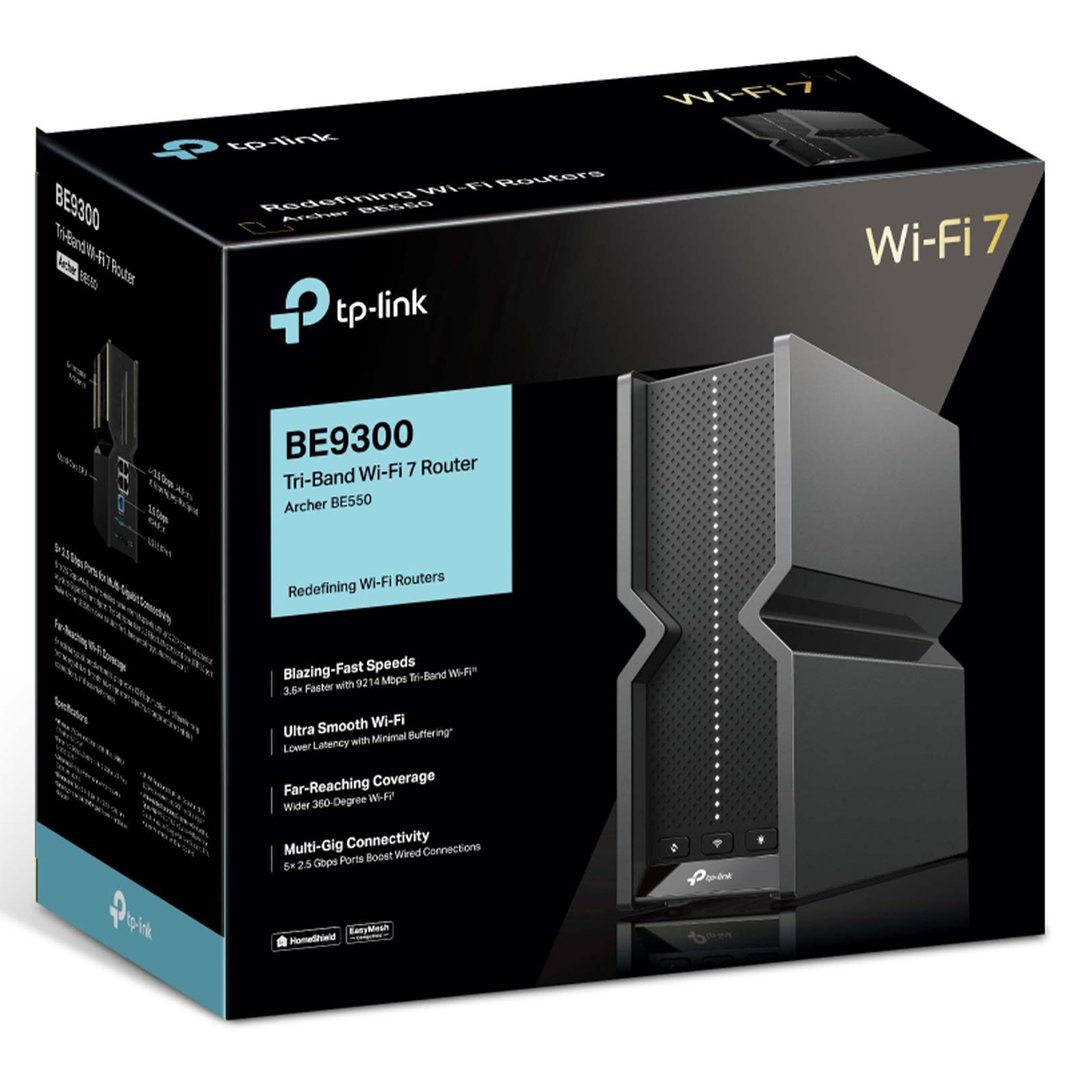 TP-Link BE9300 Tri-Band Wi-Fi 7 Router. ARCHER-BE550 - Bing Lee