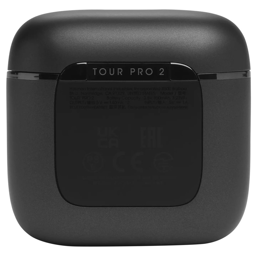 JBL Tour Pro 2 True Wireless Noise Cancelling Earbuds Black ...