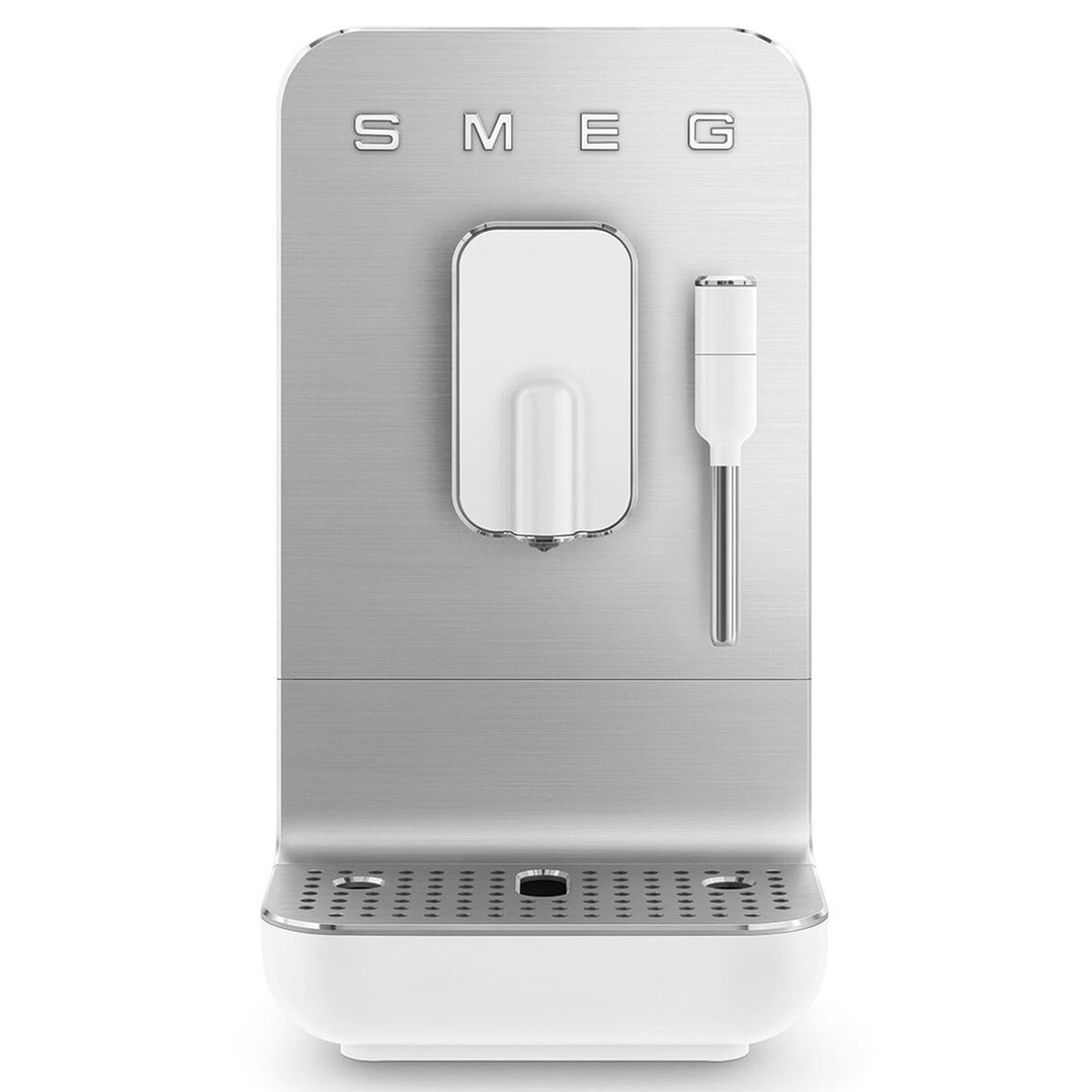 Smeg Bean to Cup Coffee Machine - White Matte BCC12WHMAU - Bing Lee