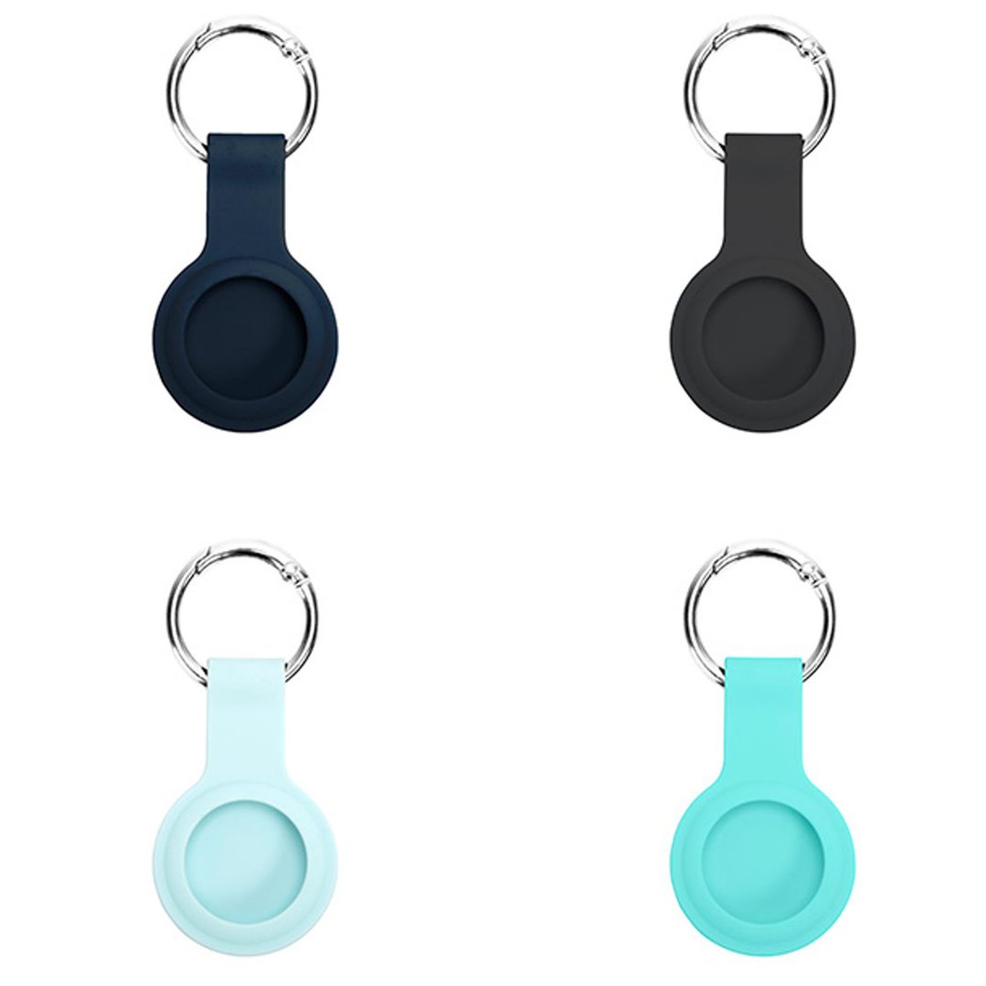 Laser 4-Pack Silicone Key Ring Holder for Apple AirTag AO-AT4P2-385 ...
