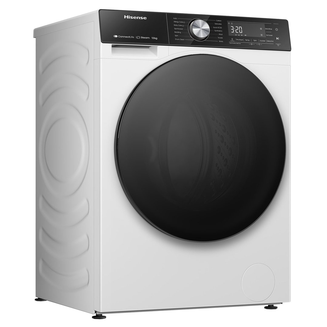 Hisense 12KG Series 5 Front Load Washer. HWF5S1214 - Bing Lee