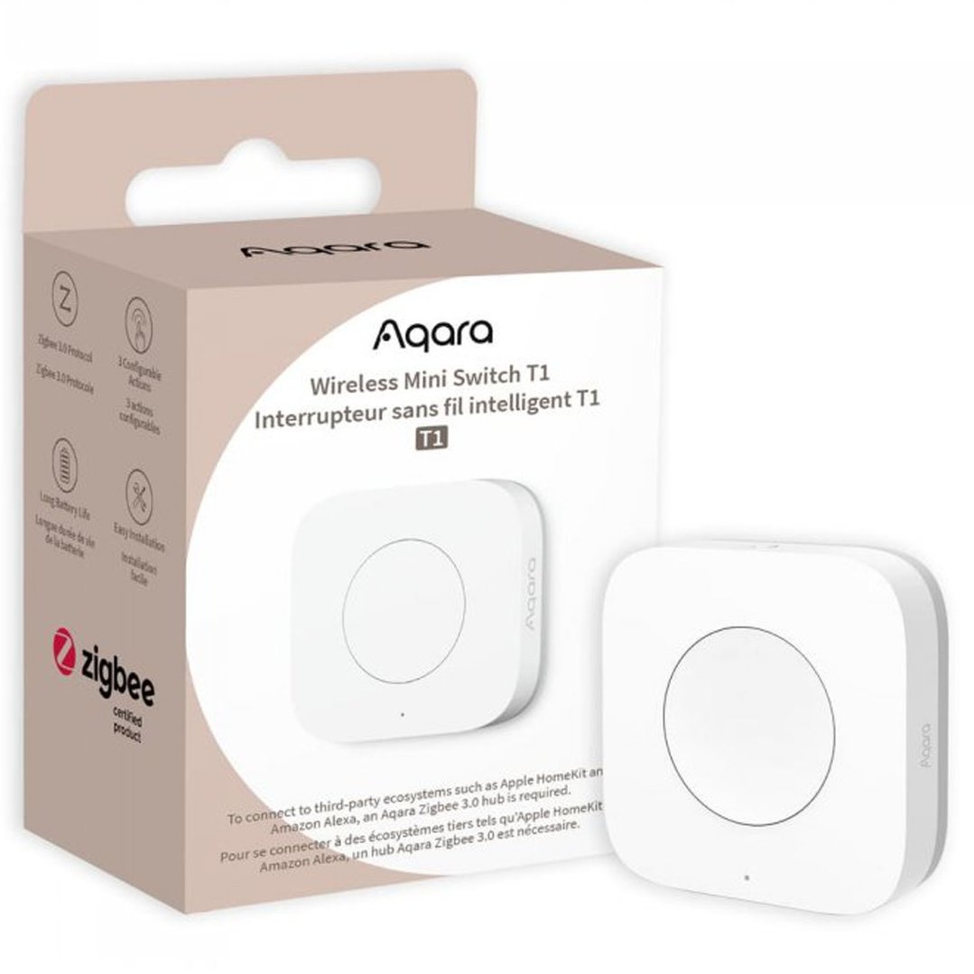 Aqara Wireless Mini Switch T1. WB-R02D - Bing Lee