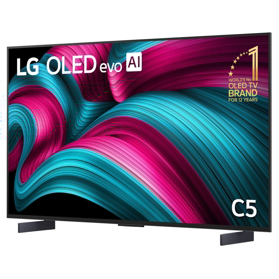 LG 42" OLED evo C5 AI UHD 4K Smart TV 2025 OLED42C5PSA - Bing Lee ...