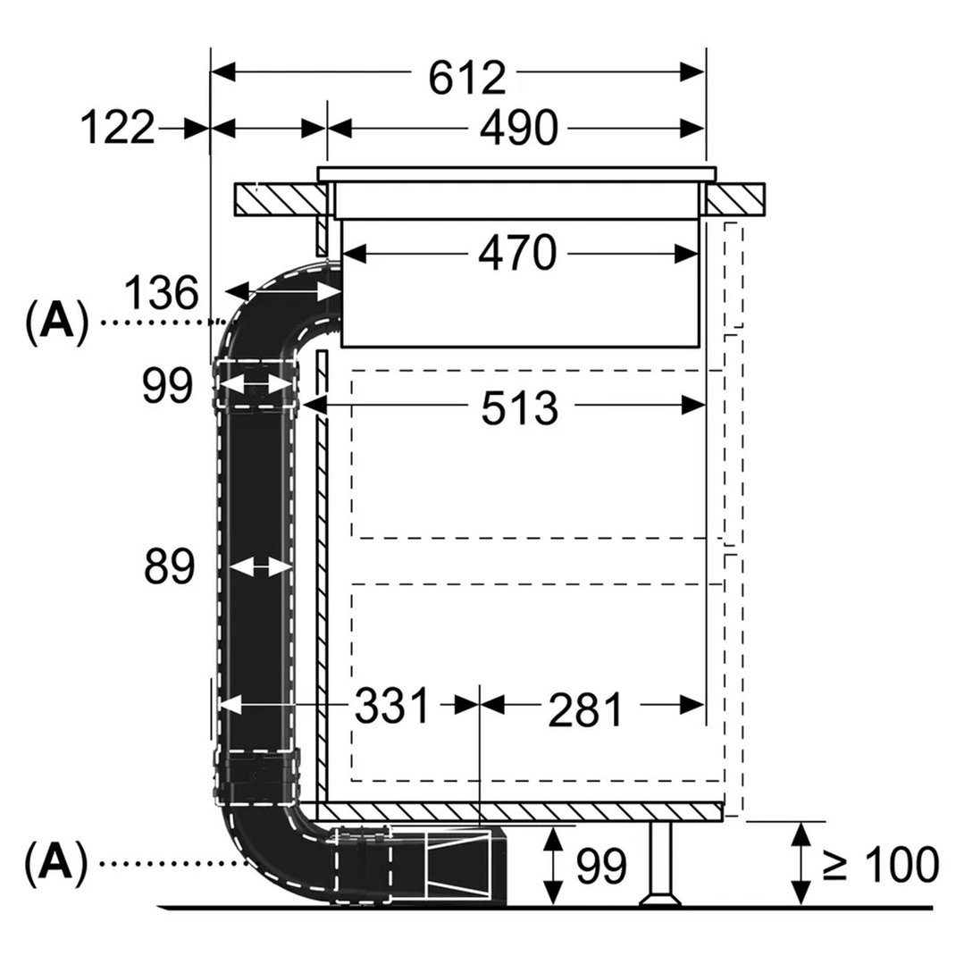 Bosch Set of ducting elements for partly ducted recirculation ...