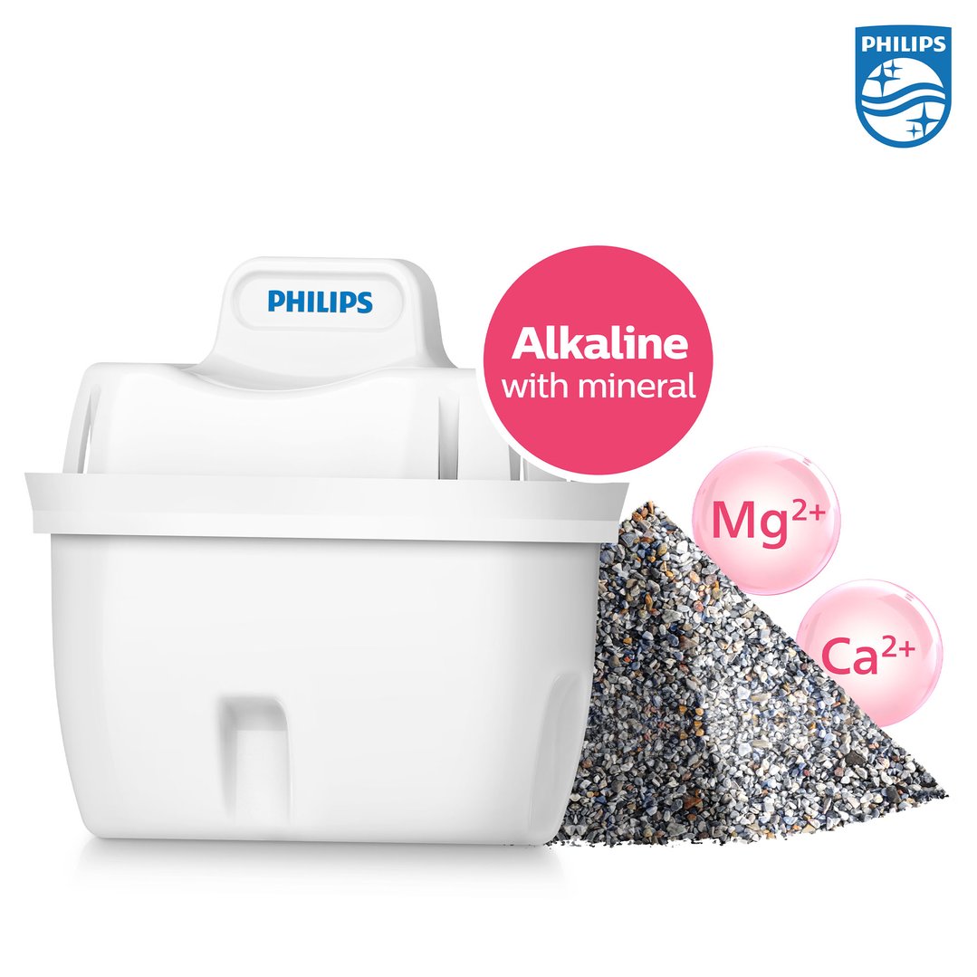 Philips 3 Pack Alkaline Pitcher Water Filter. AWP240P3/79 - Bing Lee