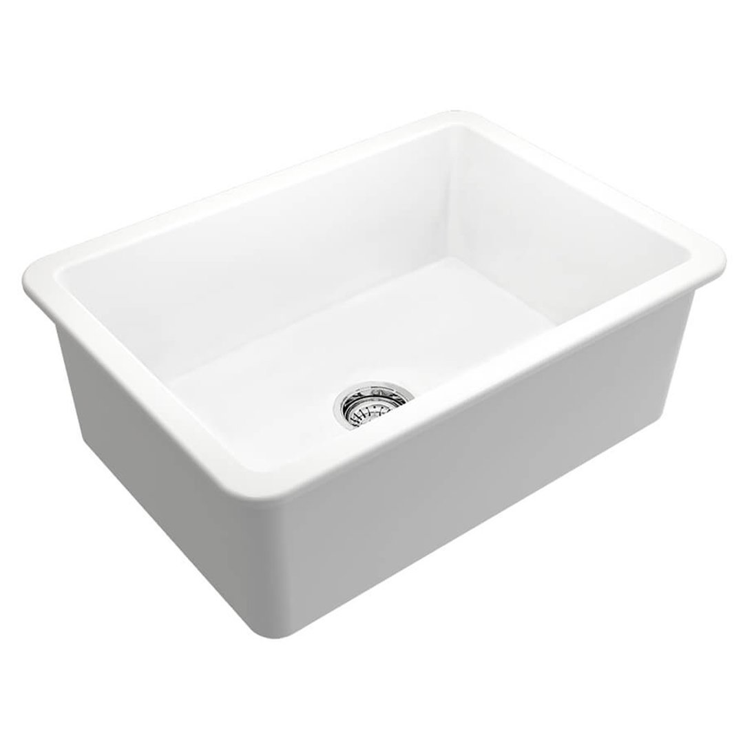 Turner Hastings Cuisine 68 x 48 Inset / Undermount Fine Fireclay Matte ...
