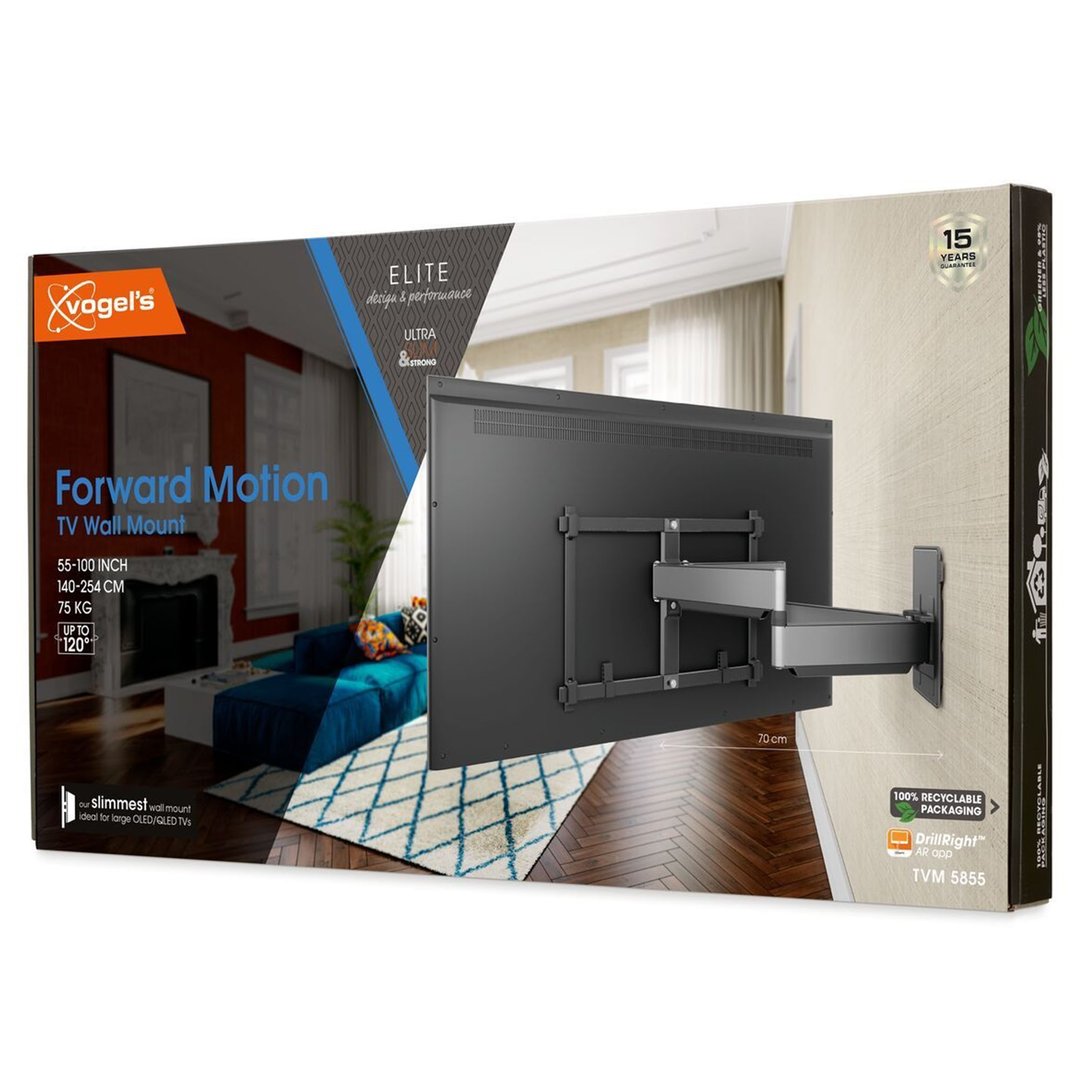 Vogels 55" to 100" Full-Motion TV Wall Mount. TVM5855 - Bing Lee