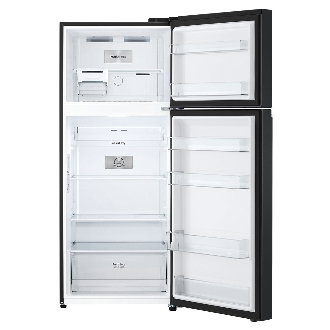LG 375L Top Mount Fridge in Matte Black Finish GT-5MB - Bing Lee - Bing Lee