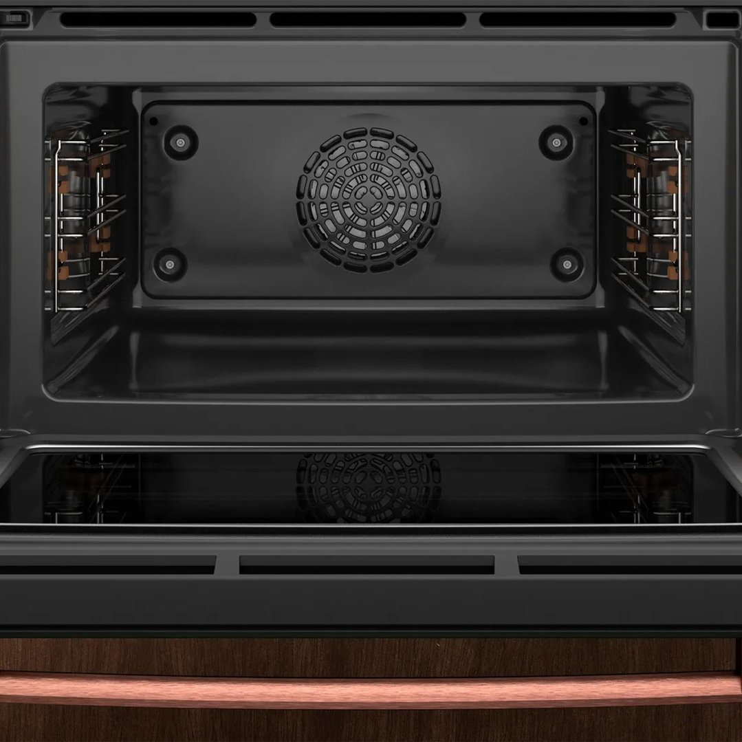 Neff Compact Oven with Microwave with Brushed Bronze Side Trims ...