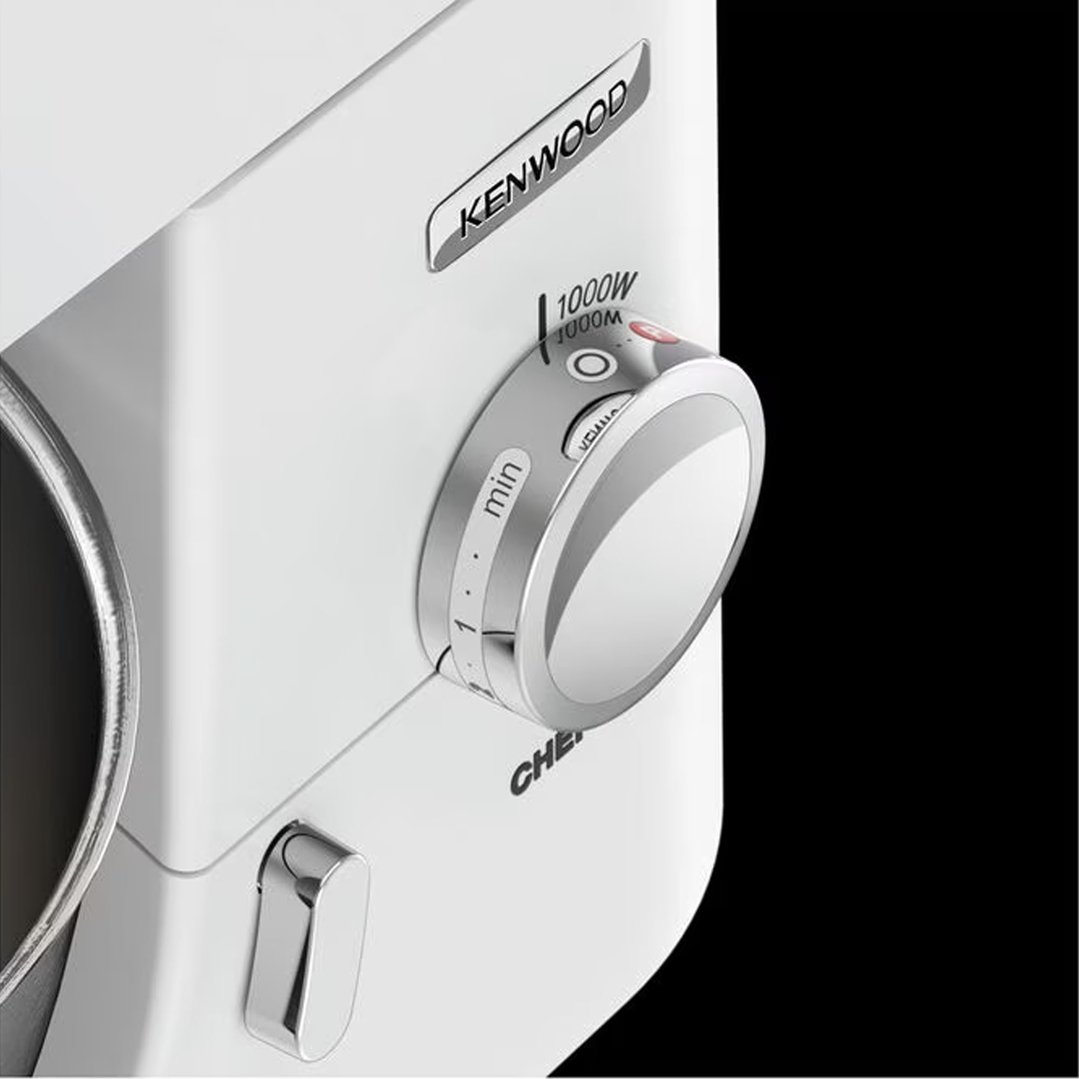 Kenwood Chef 4.6L Mixer White. KVC3100W - Bing Lee