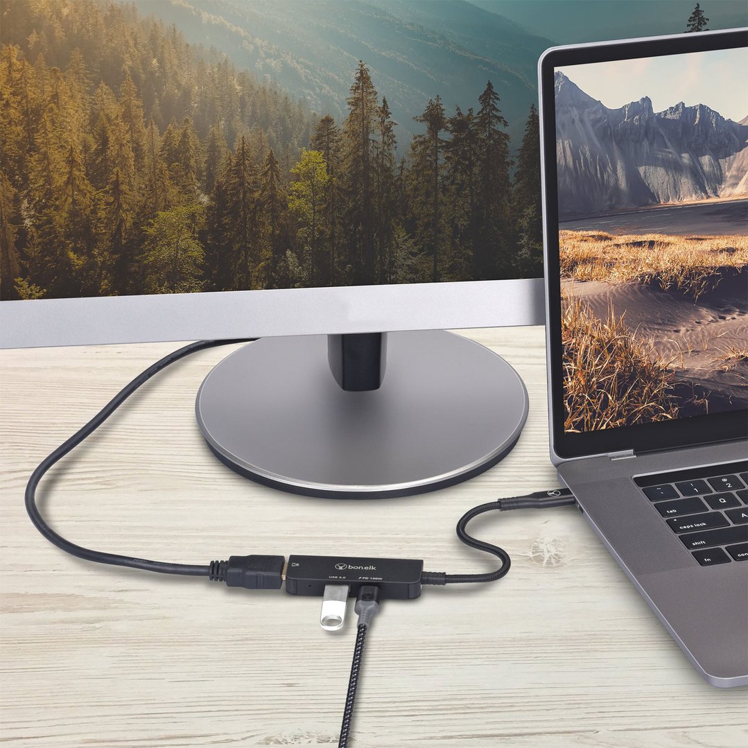 BONELK Long-Life 3in1 Multiport Hub - Black ELK-80044-R - Bing Lee ...