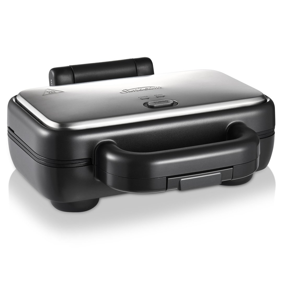 Sunbeam 2 Slice Turbo Crunch Toastie Maker GRM2100SS - Bing Lee