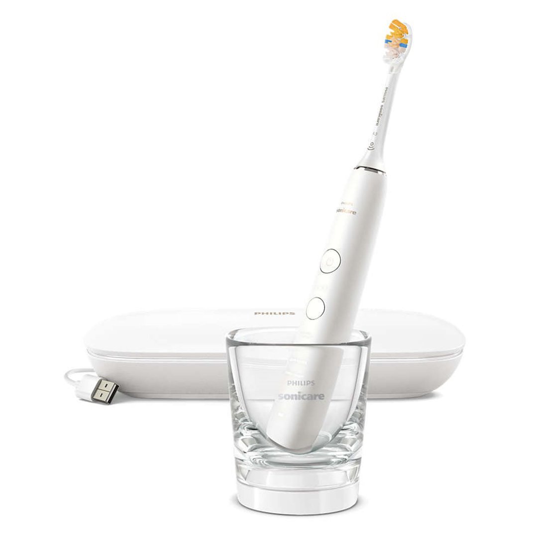 Philips Sonicare DiamondClean 9000 Electric Toothbrush, White with A3 ...